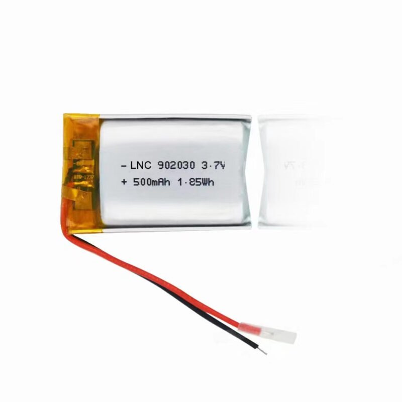 902030 3.7v 500mah 1.85Wh lipo battery - LNC Batteries